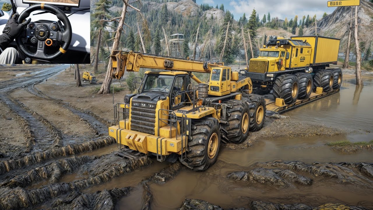 SnowRunner - Carry IX 5002M With Z2 ZllZ 770 Coalminer on Difficult ...