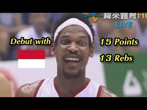 CJ Giles 15Pts/13Reb (Debut With Indonesia National Team!) | July 13 ...