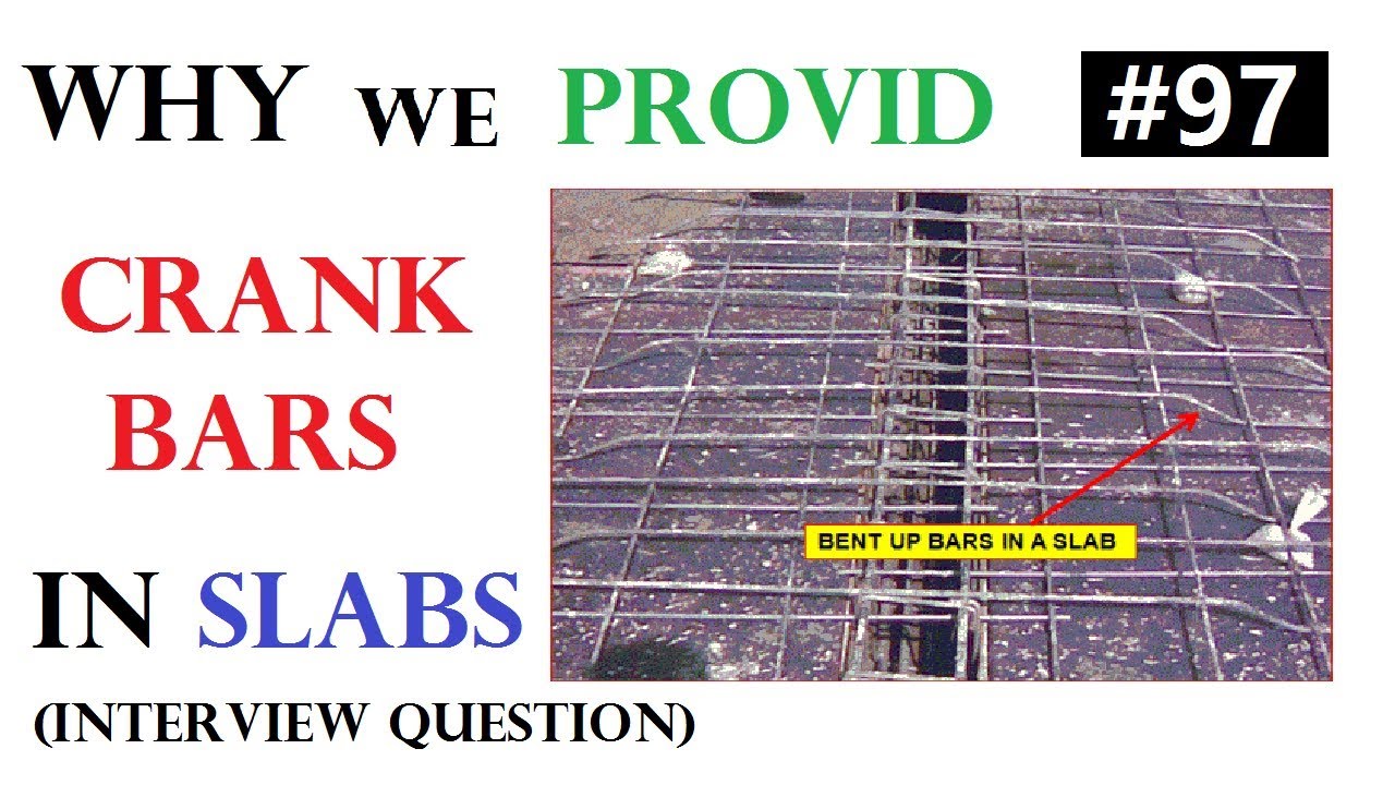 Why Crank Bars (Bent up bars) Provided in Slabs and Beams with reason ...