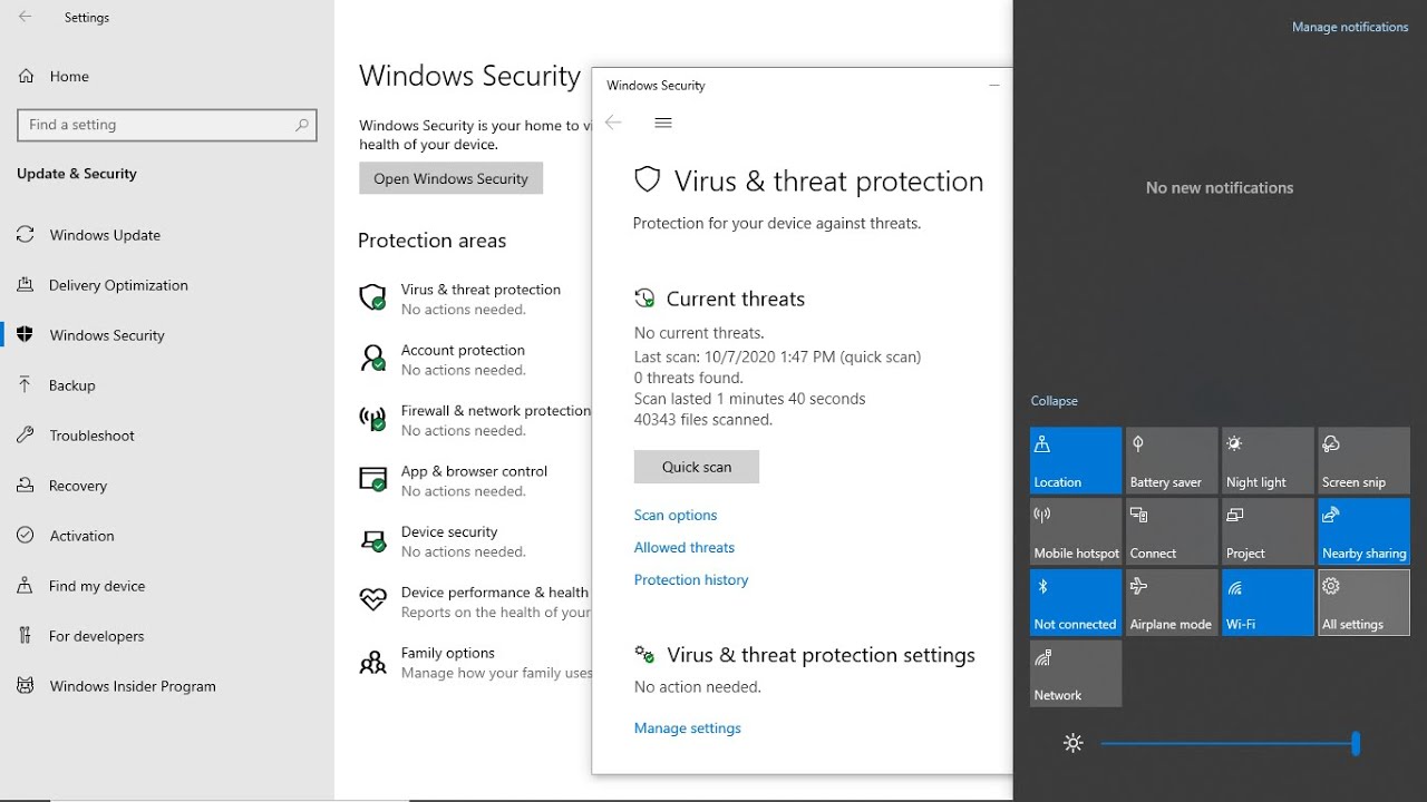 Windows 10 Security ဖွင့်နည်းပိတ်နည်း | အခြေခံကွန်ပျူတာသုံးနည်း | နည ...