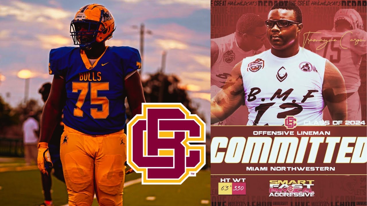 OL From Miami Is Heading To Bethune Cookman!!! Tramayne Carson ...
