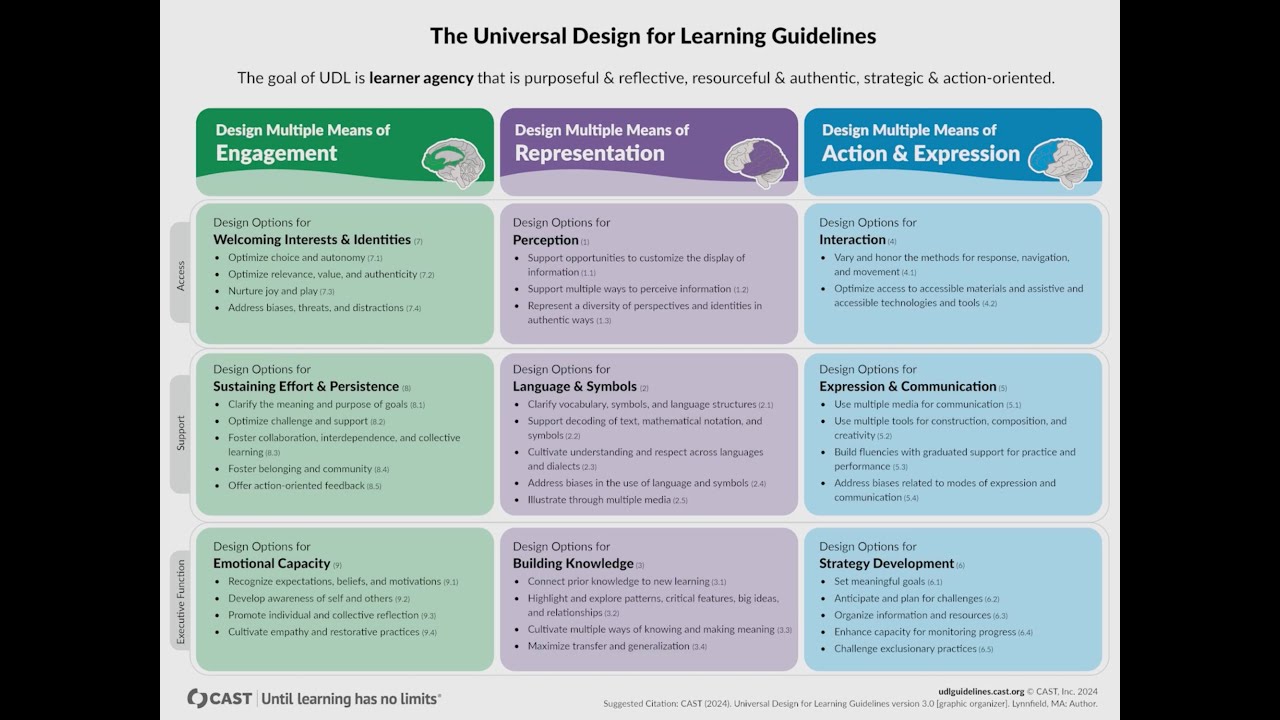 Understanding the Structure of the UDL 3.0 Guidelines (V1. See ...