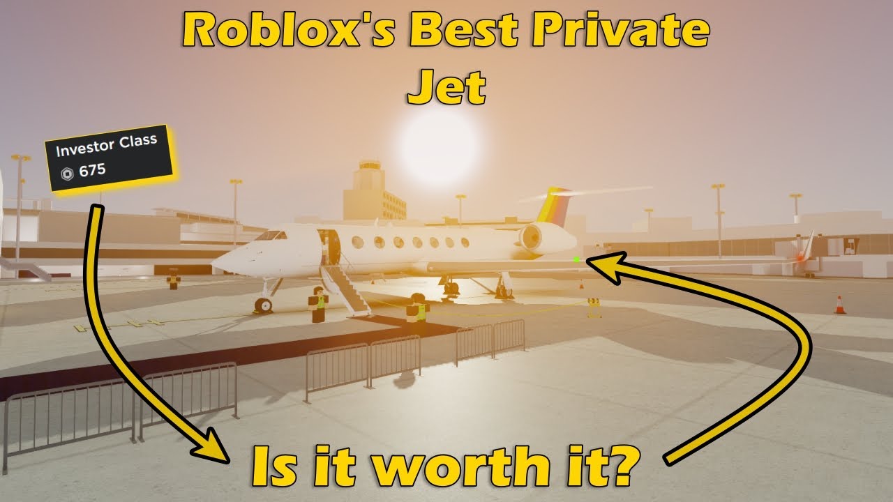 Roblox's GREATEST Private Jet? - YouTube