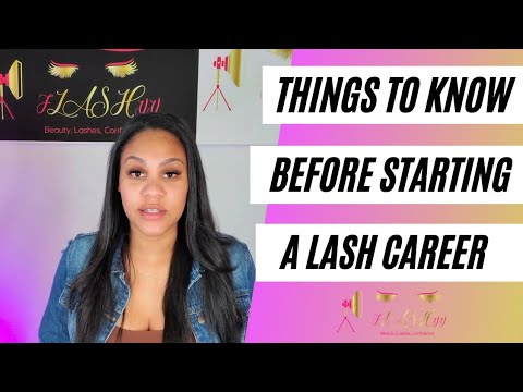 Things to know before starting an eyelash career|| pros and cons of ...