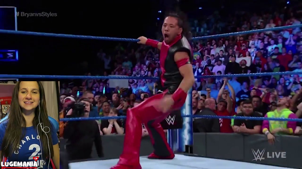 WWE Smackdown 4/10/18 AJ Styles vs Daniel Bryan - YouTube