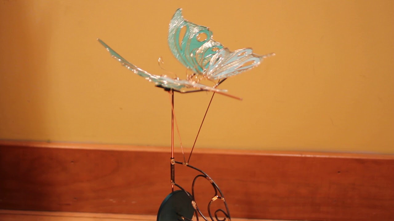 Butterfly Kinetic Sculpture - YouTube