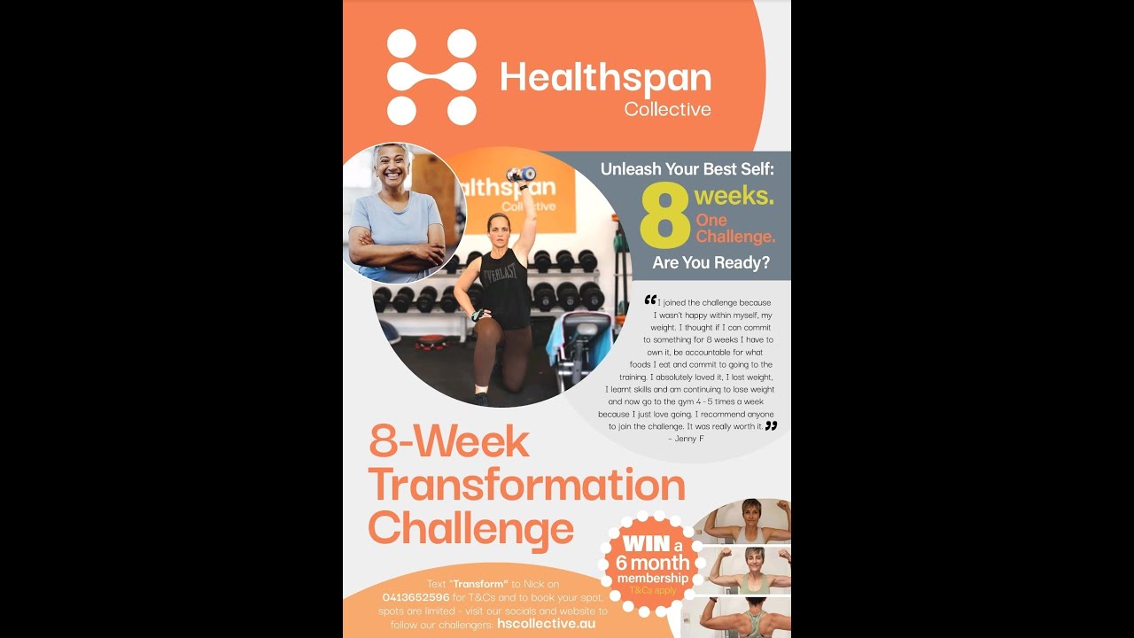 Healthspan Collective- Transformation challenge 2024 - YouTube