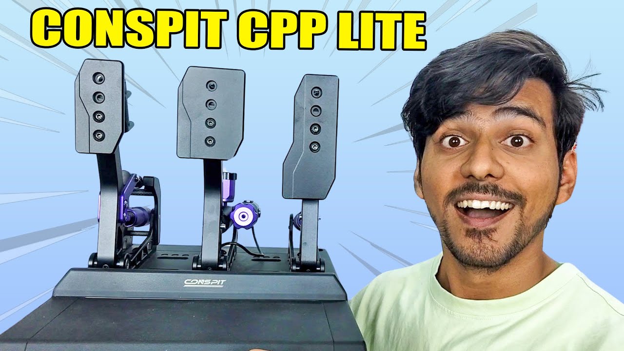 My New Sim Racing Hydraulics Pedals | Conspit CPP Lite - YouTube