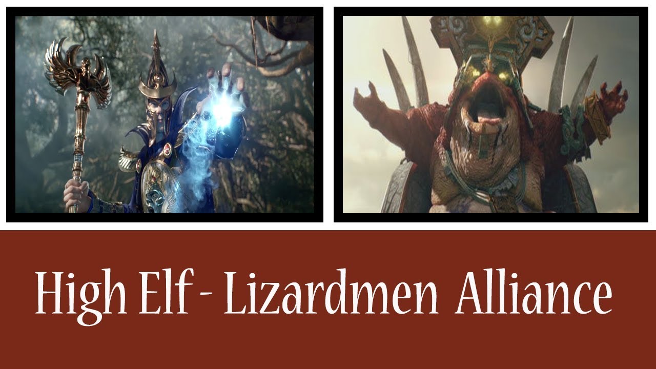 Warhammer Lore: Lizardmen & High Elf Relations - YouTube