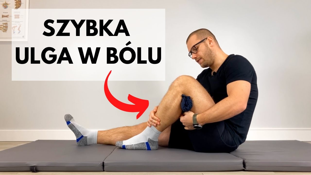 SKUTECZNE ĆWICZENIE NA BÓL KOLANA ! - YouTube