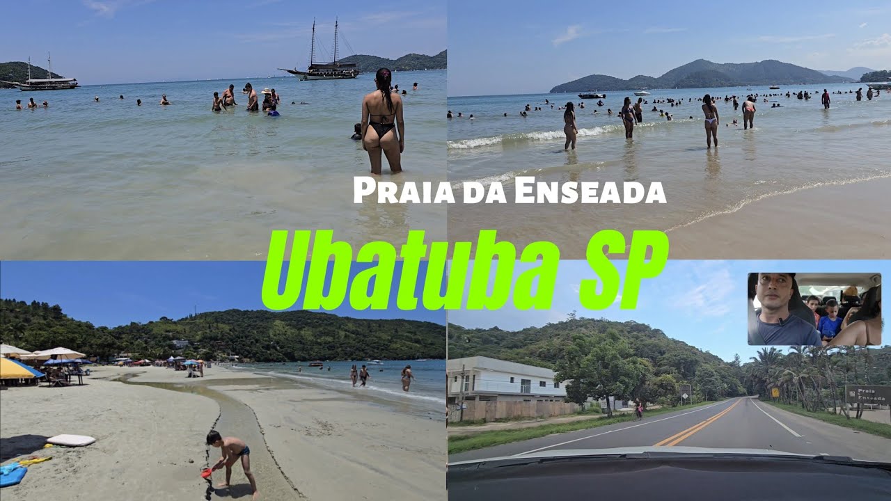 Praia da Enseada Ubatuba SP Final de tarde - YouTube