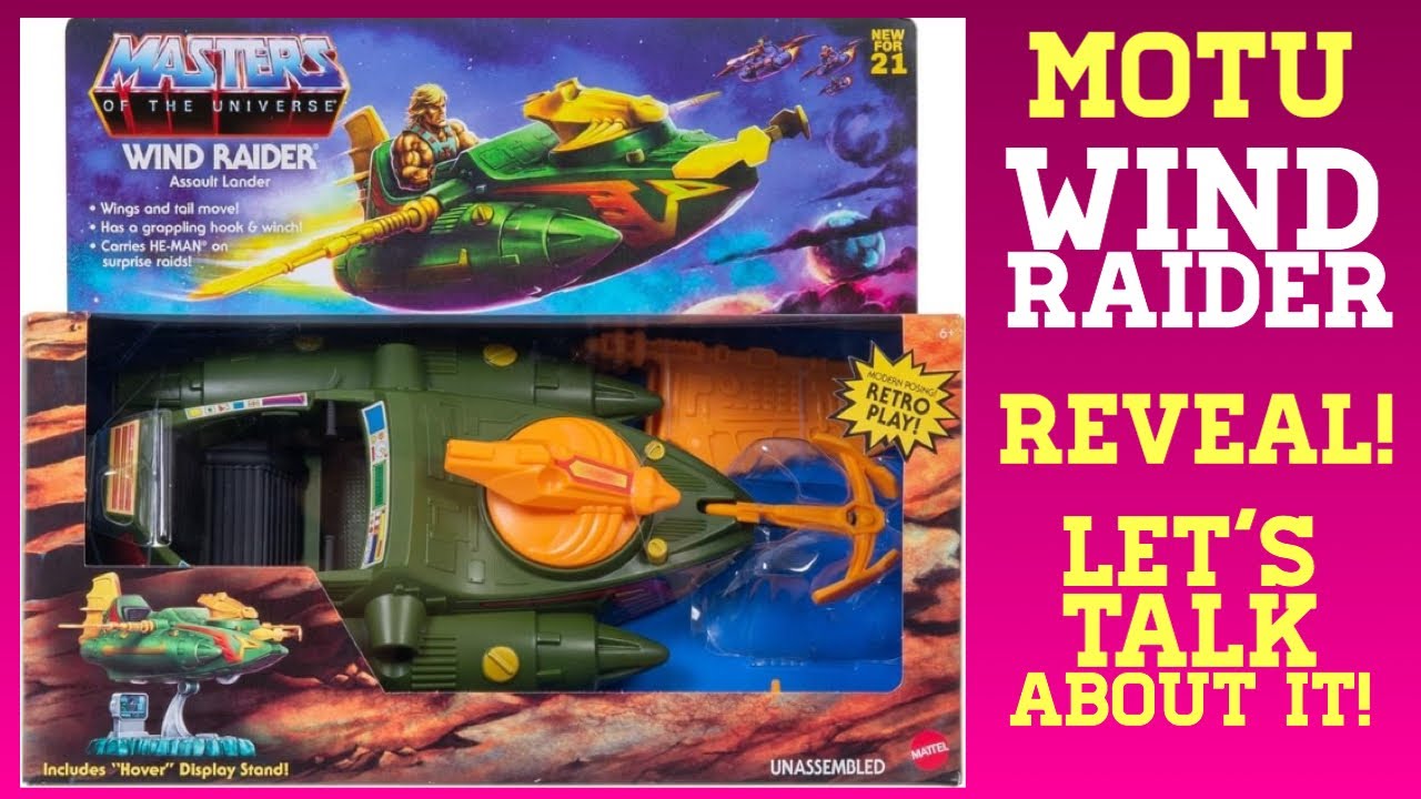 MOTU ORIGINS WIND RAIDER REVEAL! Let's Talk About It! - YouTube