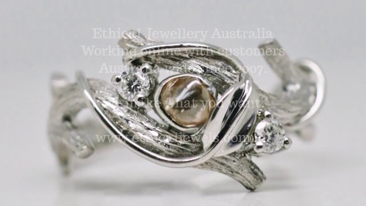 Ethical Jewellery Australia handmade engagement and wedding rings - YouTube