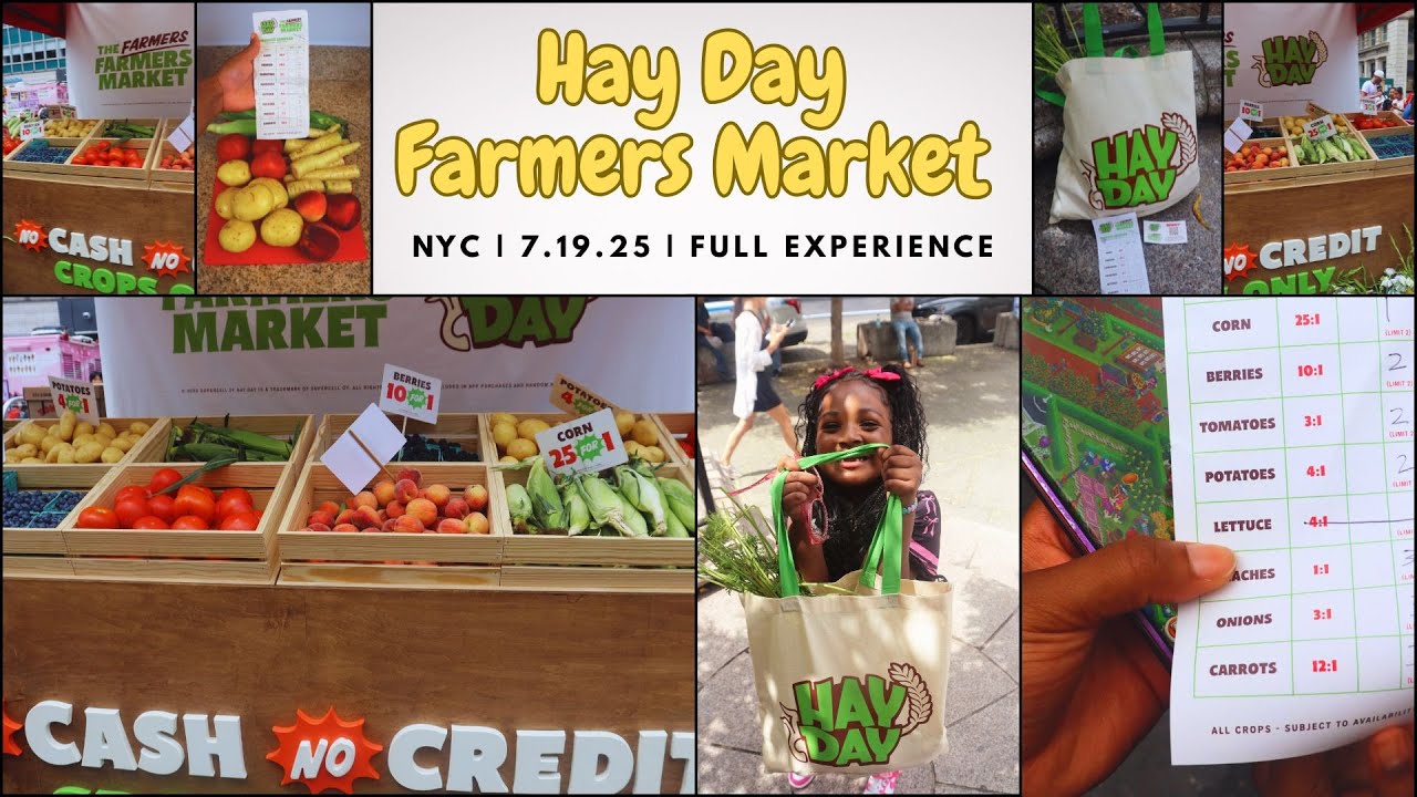 Hay Day Farmers Market | NYC | July 19th 2025 | Full Experience - YouTube