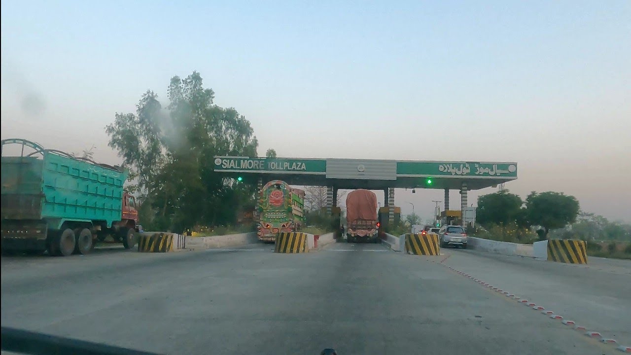 Sial Mor Interchange Motorway M2 Sargodha - YouTube