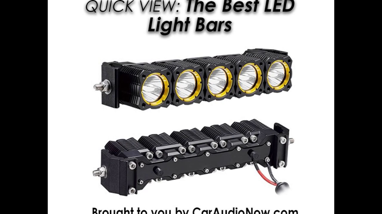 Best LED Light Bars | Top 6 Offroad Light Bars - YouTube