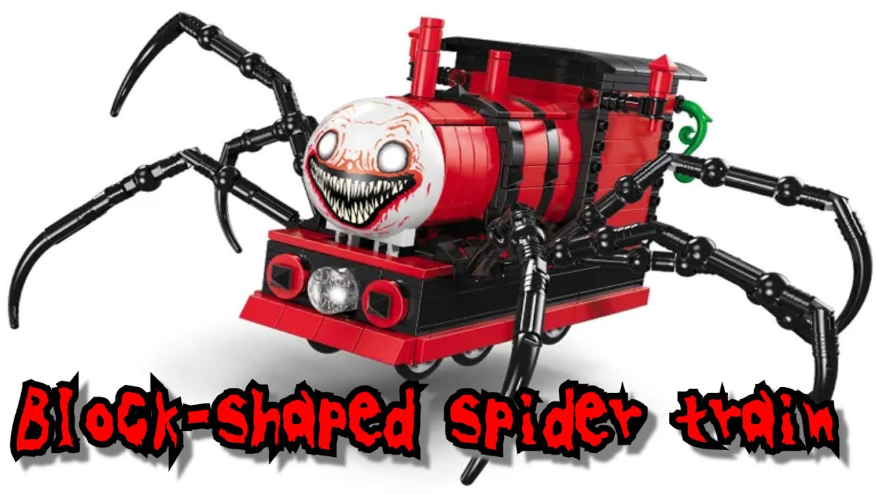 Choo Choo Charles.Horror spider train made of blocks. - YouTube
