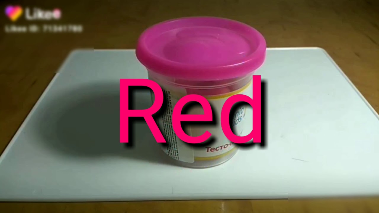 Play doh red, blue , green , yellow - YouTube