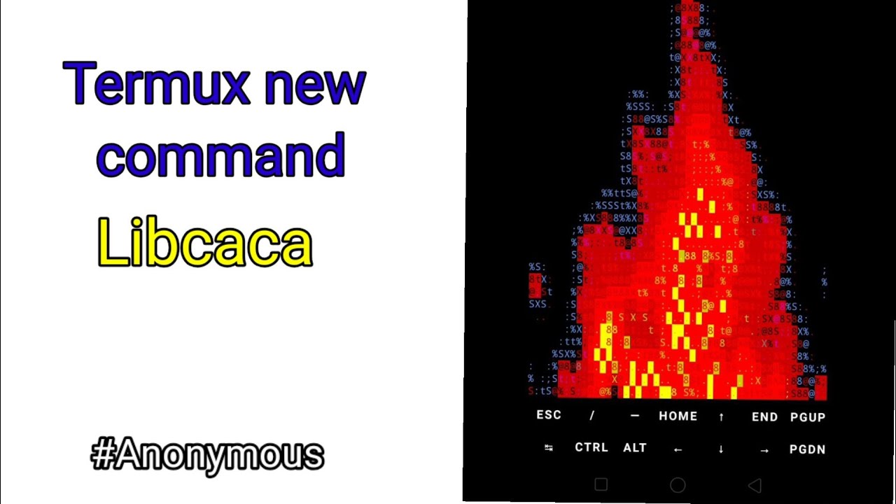 termux new command | termux new command libcaca | #termuxapp - YouTube