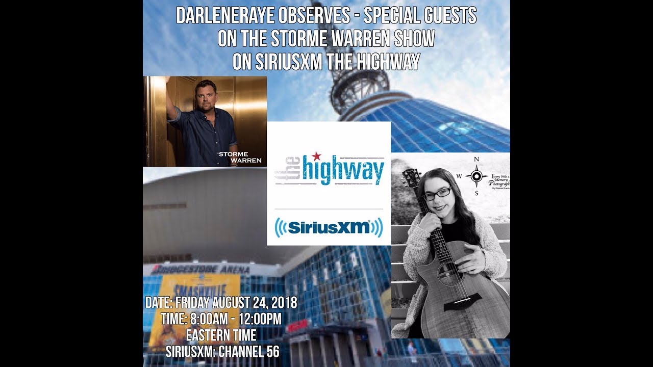 SiriusXM The Highway with Storme Warren Promo Video - YouTube