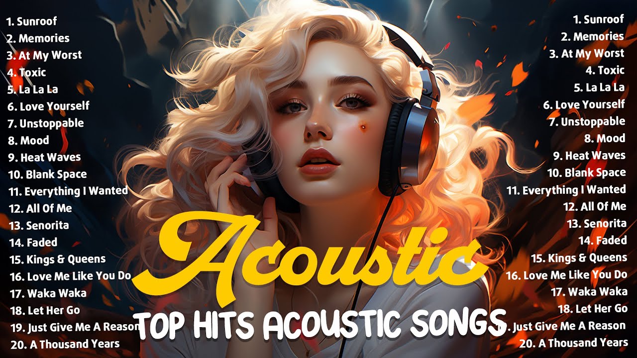 Acoustic songs 2023 🍒 Chill spotify playlist covers 🍑 Best english ...