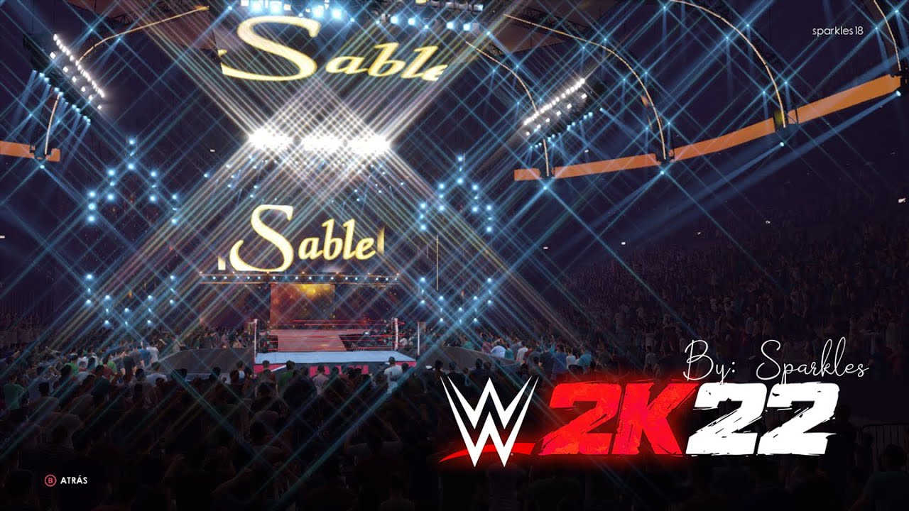 WWE 2K22 SABLE GRAPHICS MOD - YouTube
