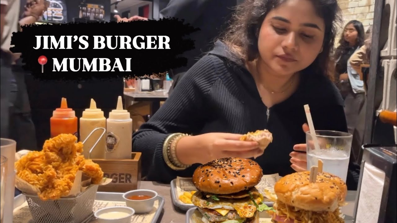 Best Burger 🍔 in Mumbai | JIMI’S BURGER | BANDRA - YouTube