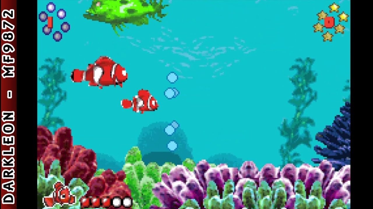 Game Boy Advance - Disney/Pixar Finding Nemo © 2003 THQ - Gameplay ...