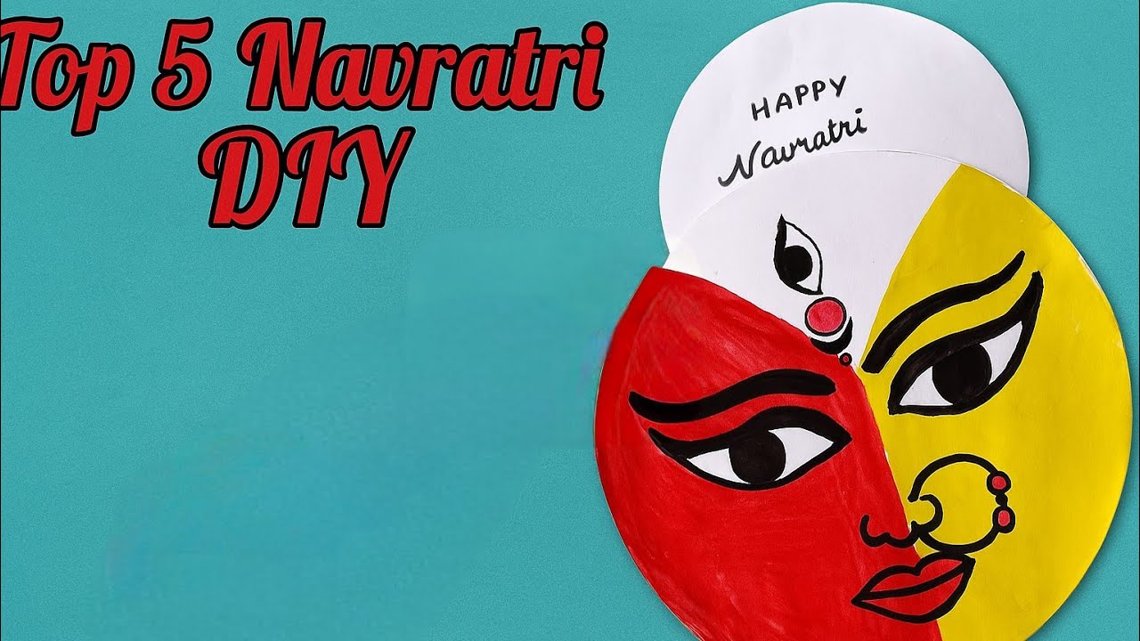 ⭐5 Best Navratri Craft Ideas 2025😍 | Easy DIY Navratri Decoration ...