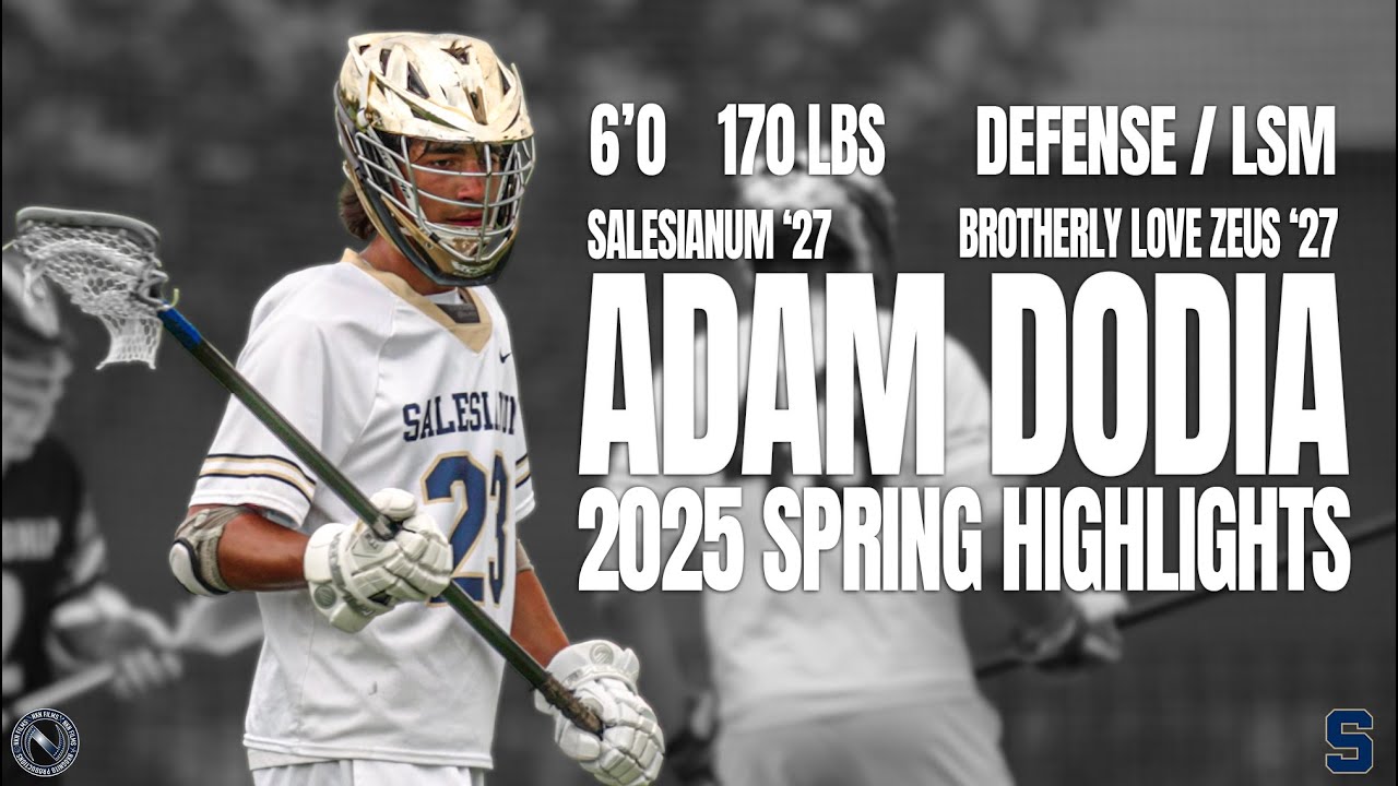 Adam Dodia '27 Spring 2025 Highlights | Salesianum - YouTube