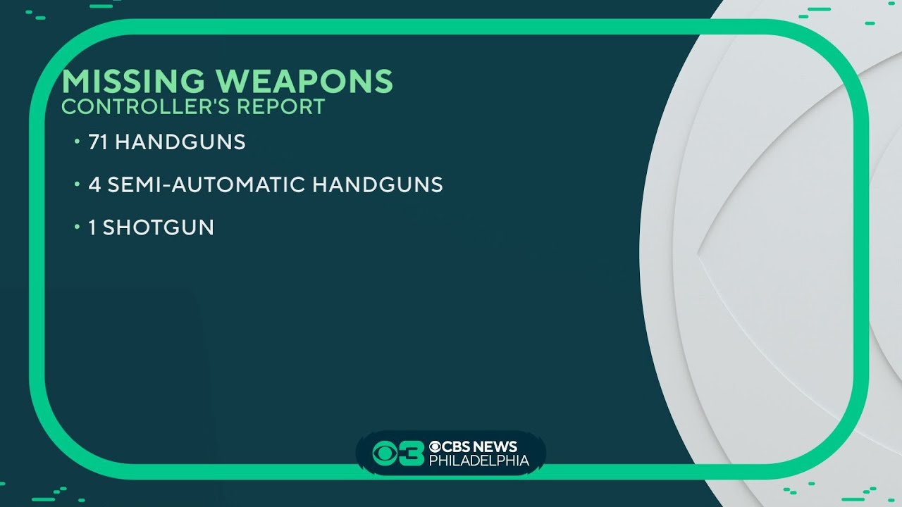 Philadelphia Sheriff's Office to address 76 missing guns - YouTube