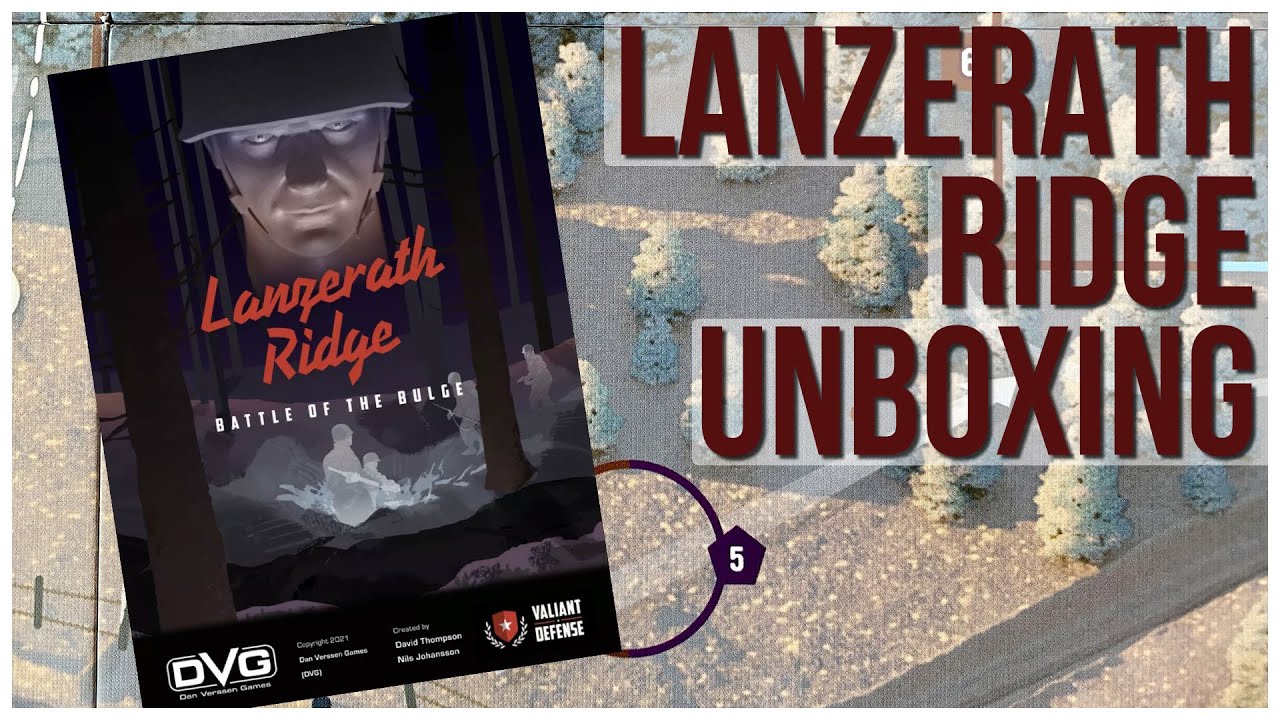 Lanzerath Ridge Unboxing | DVG Dan Verssen Games | Wargame Historical ...