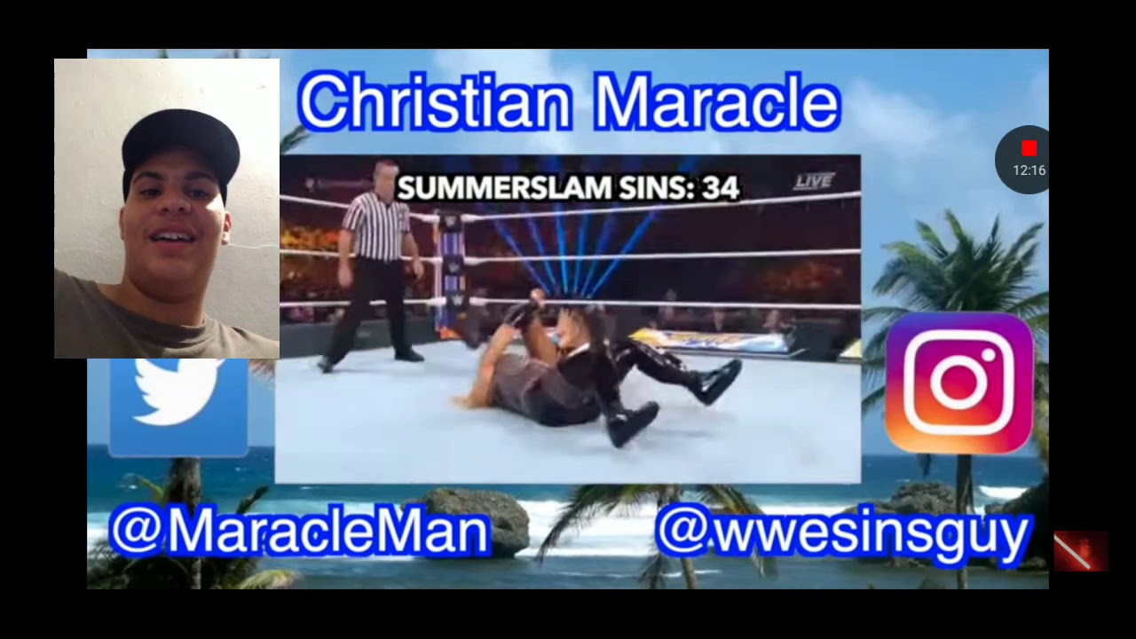 Christian Maracle SummerSlam 2019 Sinfinity war II part 1 - YouTube