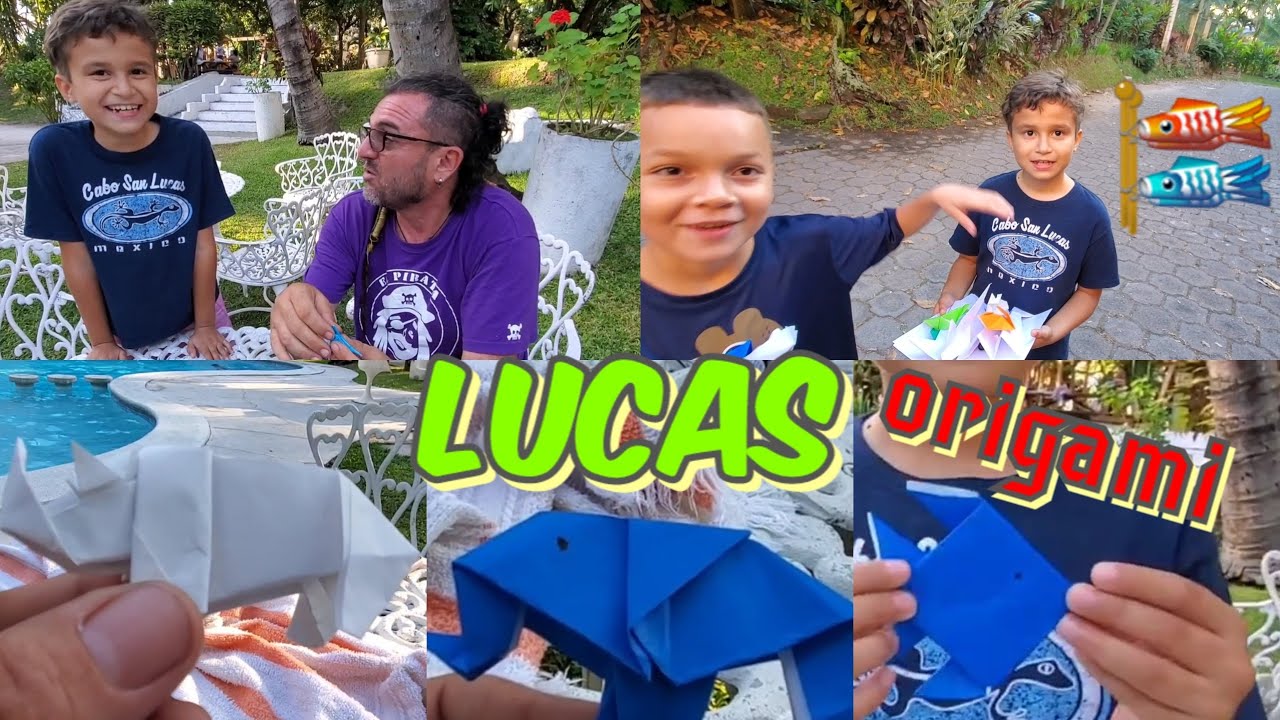 Aprendiendo ORIGAMI con mi gran amigo @Lucasnicolas2013arteyorigami ...