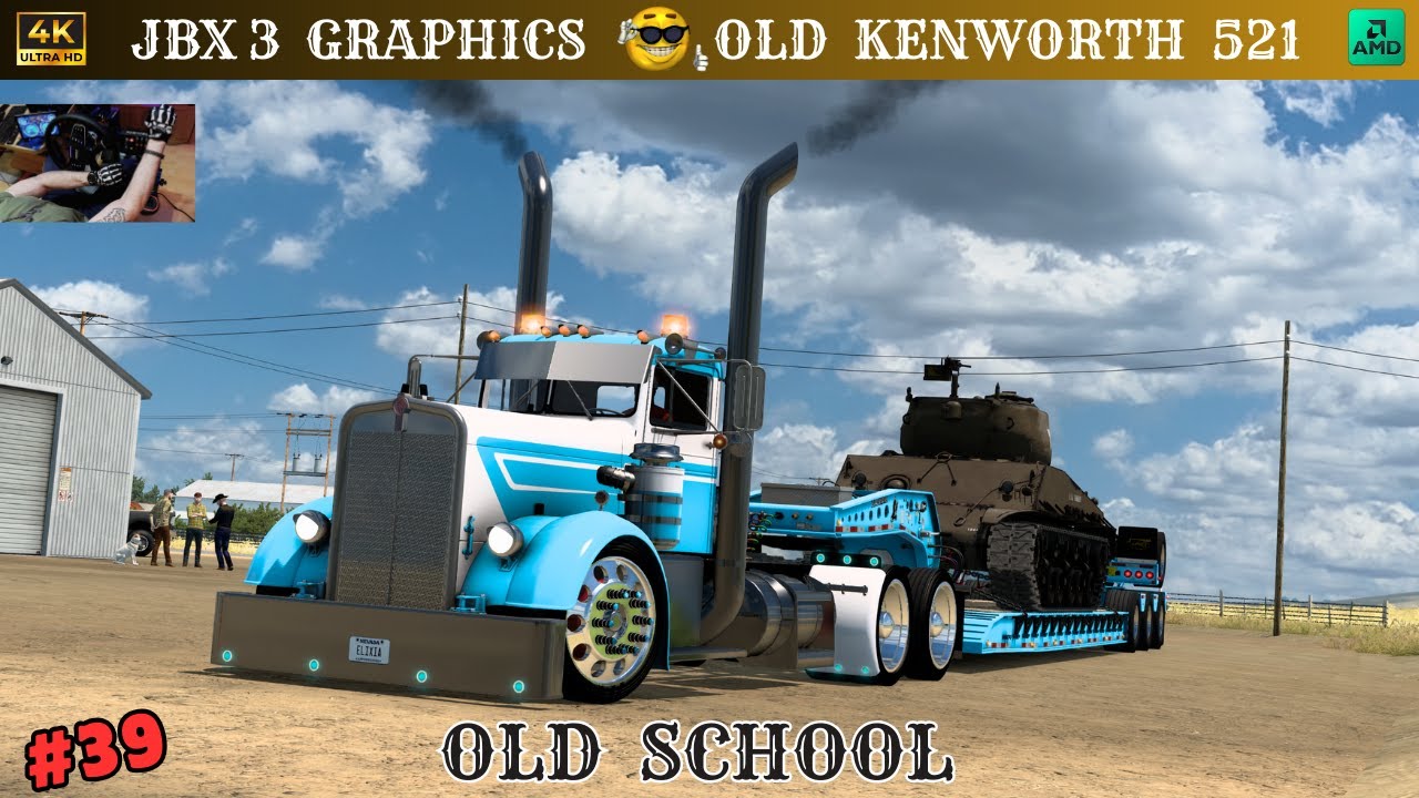 ATS (E 39) SHIFTING JAKING AND MAKING NOISE... 👀 KENWORTH 521🫵 ...