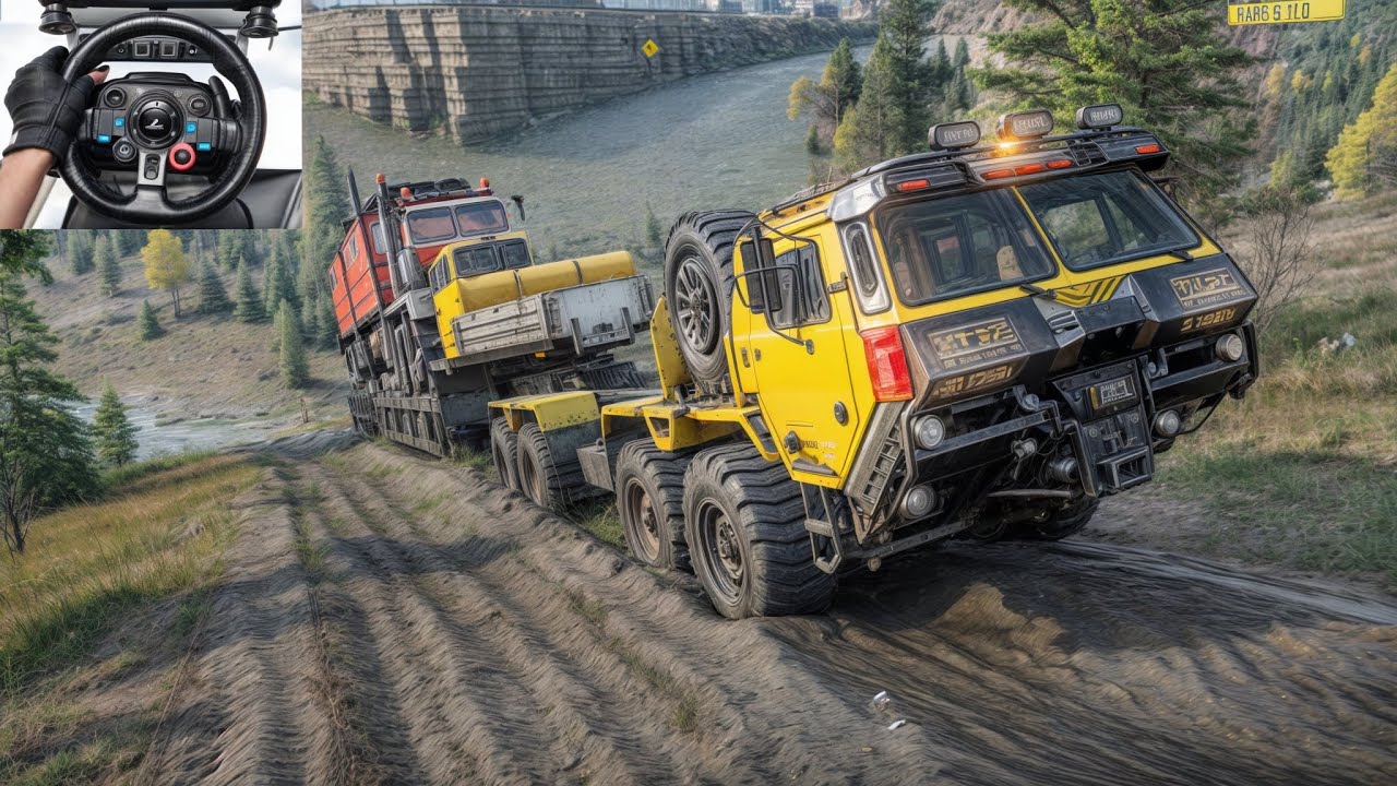 Derry Special 15 - Extreme Heavy Cargo Truck Haul on Steep Hills ...