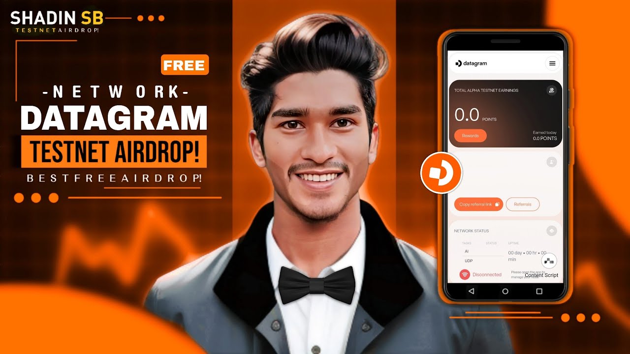 $Datagram NodeRun For Mobile User • Testnet Airdrop $Datagram Full ...
