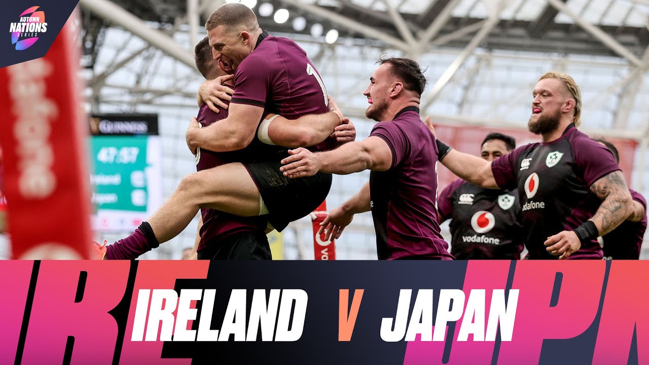 Ireland v Japan | Match Highlights | Autumn Nations Series - YouTube