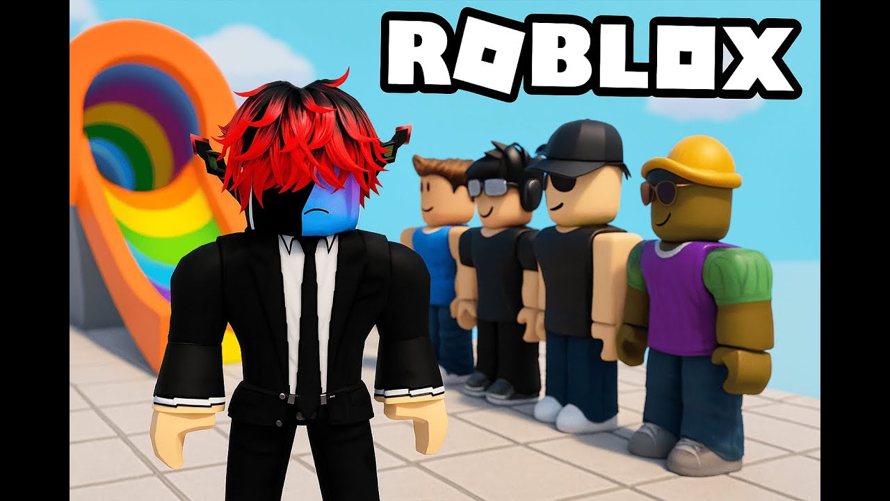 Su kaydırağından kaymak için sıra bekle😐Roblox Wait in line to slide ...