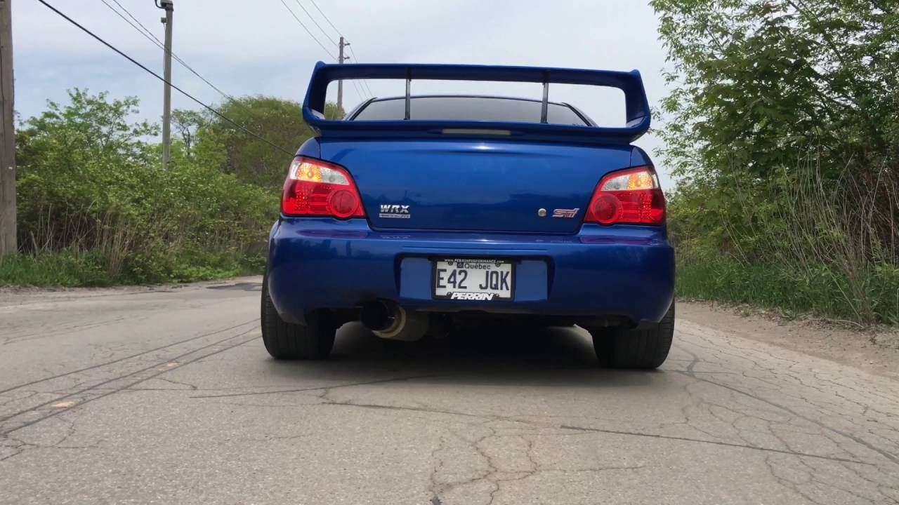 2004 subaru sti fender flared - YouTube