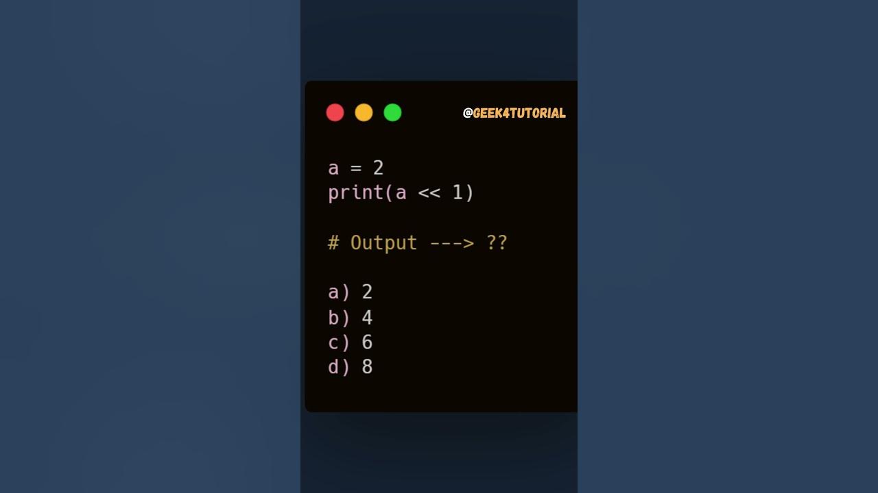 Python Quiz Day 44 Comment The Answer Pythonquiz Pythonquestions Youtube 5107