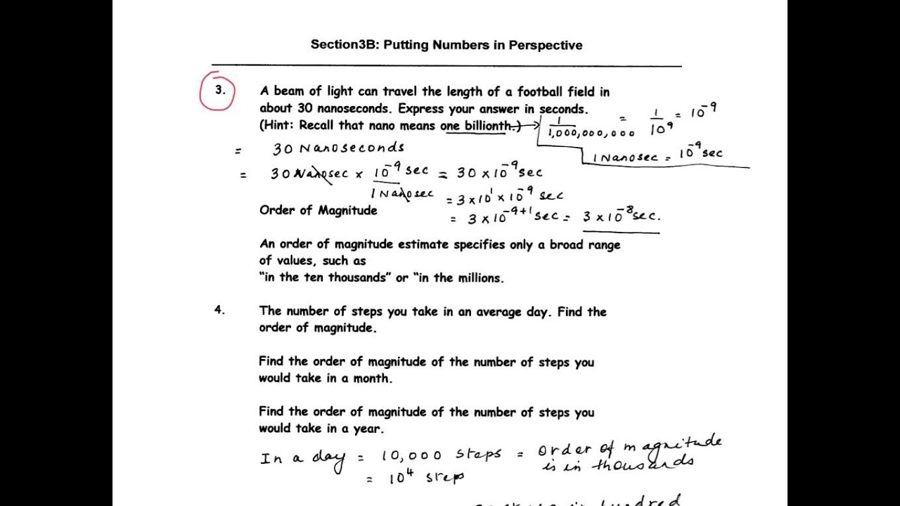3B Putting Numbers in Perspective Problems1,2,3,4 - YouTube