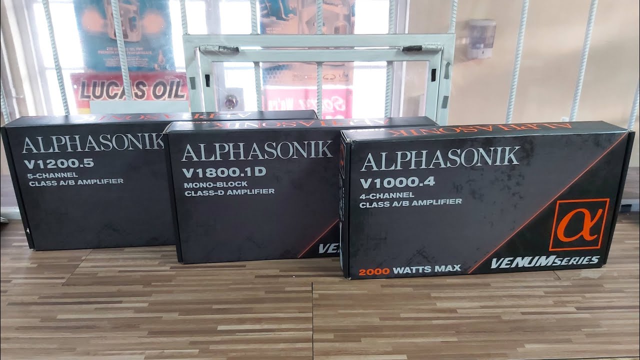 ALPHASONIK VENUM Amplifier Unboxing - YouTube