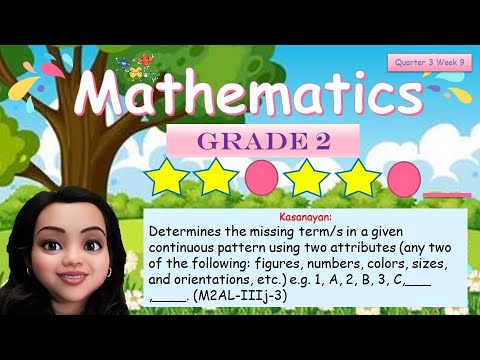 PATTERN || MATHEMATICS QUARTER 3 WEEK 9 GRADE 2 - YouTube