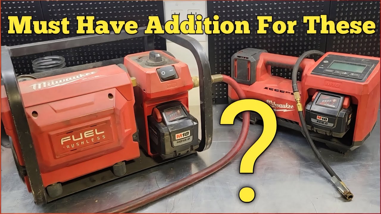 Milwaukee M18 Compressor Or Inflator. Must Have Addition That Makes ...