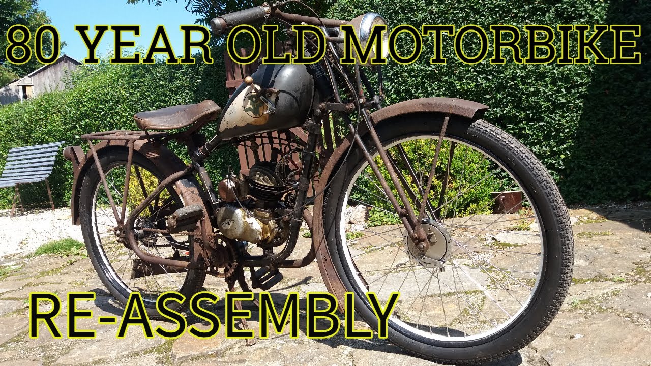 80 YEAR OLD PRE-WAR MOTORCYCLE PREMIER WERKE - YouTube