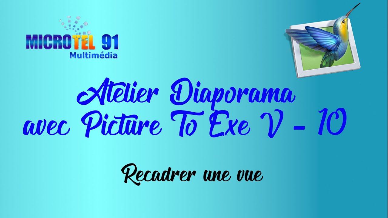 Picture to Exe - recadrer une vue - YouTube