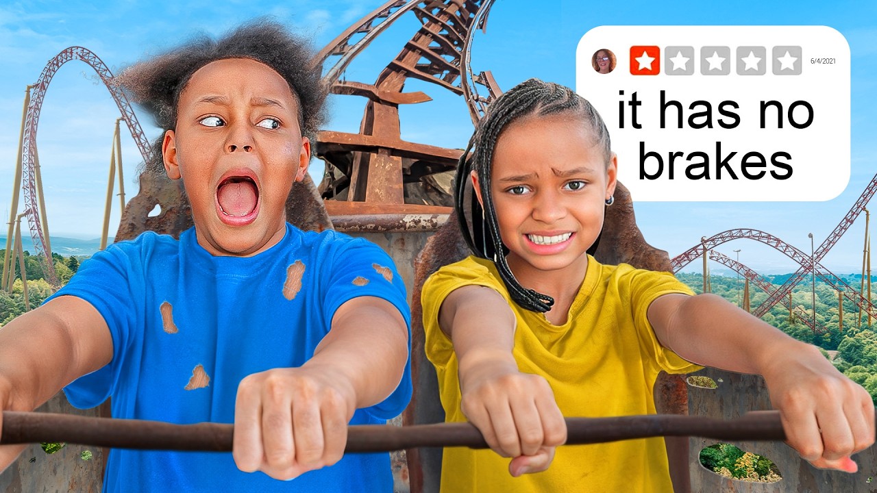 KIDS Test WORST Rated RIDES At Theme Park, What Happens Next Is ...