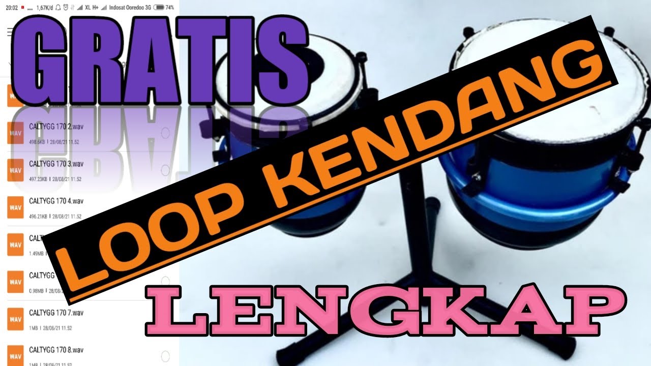 Download Gratis sample wav kendang Dangdut dan koplo - YouTube