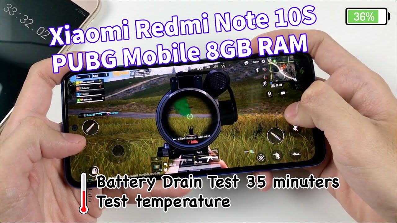 Xiaomi Redmi Note 10S Test Game PUBG Mobile | Helio G95 - YouTube